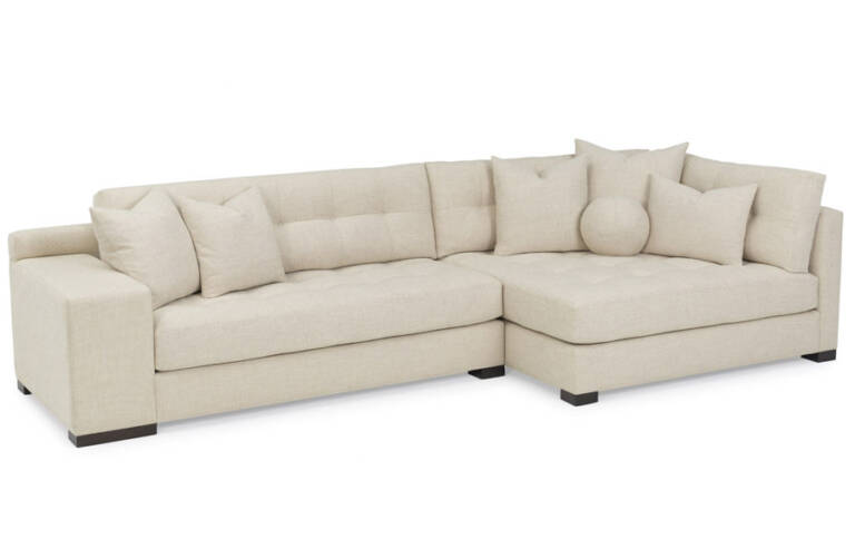 Greyson (Wood Base) 2pc Sectional - Rene Cazares