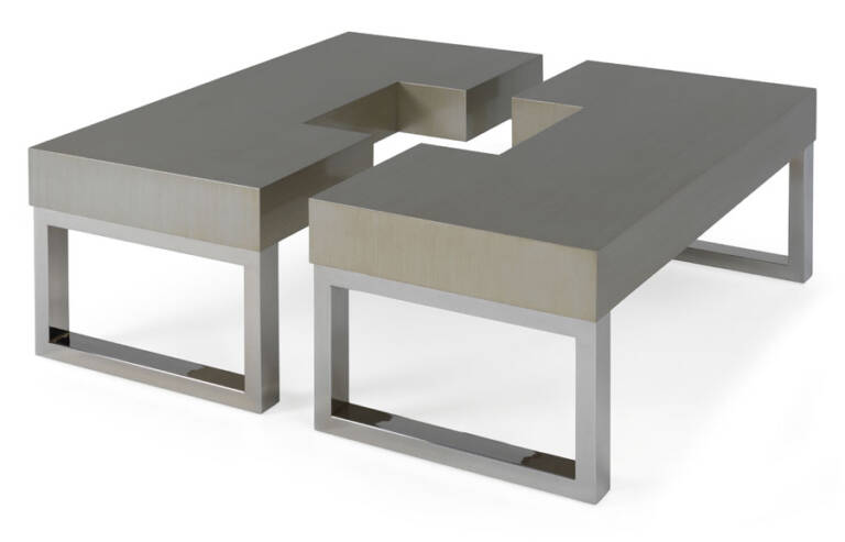 Cantilever (Wood) Rectangle Cocktail Table - Rene Cazares