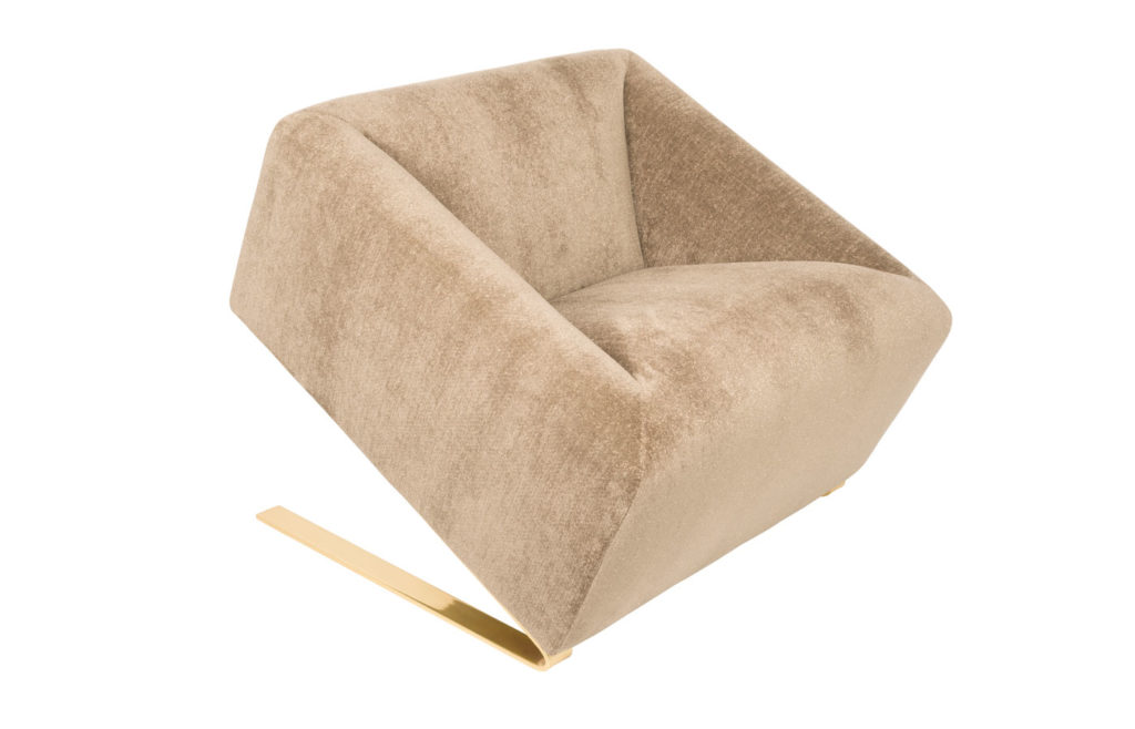 Ozzy Chair (Brass) - Rene Cazares